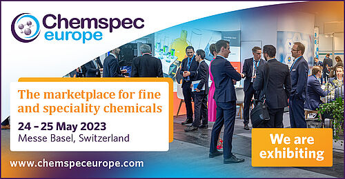 Chemspec Europe 2023, May 24-25 in Basel, CH